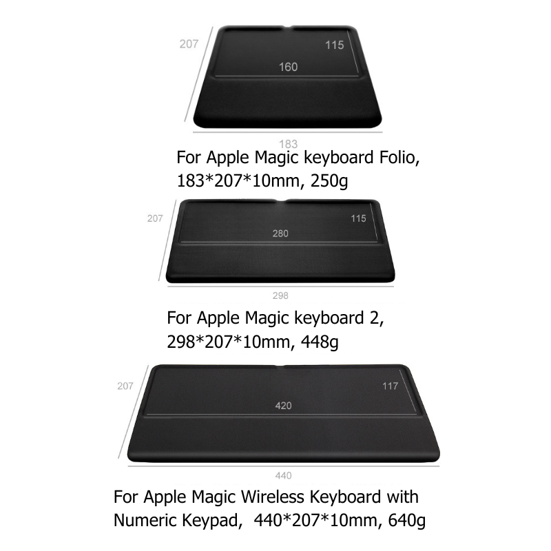 Memory Foam Wristrest Keyboard Pad – Ergoage – Your Trustworthy ...